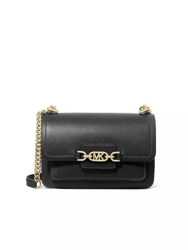 MICHAEL KORS Ledertasche Umhangetasche HEATHER L schwarz